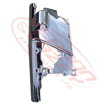 FRONT CORNER PANEL - R/H - W/MIRROR HOLE - CHROME - ISUZU NKR/NPR 2009 ...